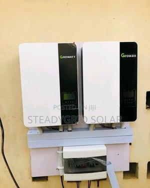 Heavyduty GROWATT 10kva Solar Powered Inverter Installation in Lekki ...