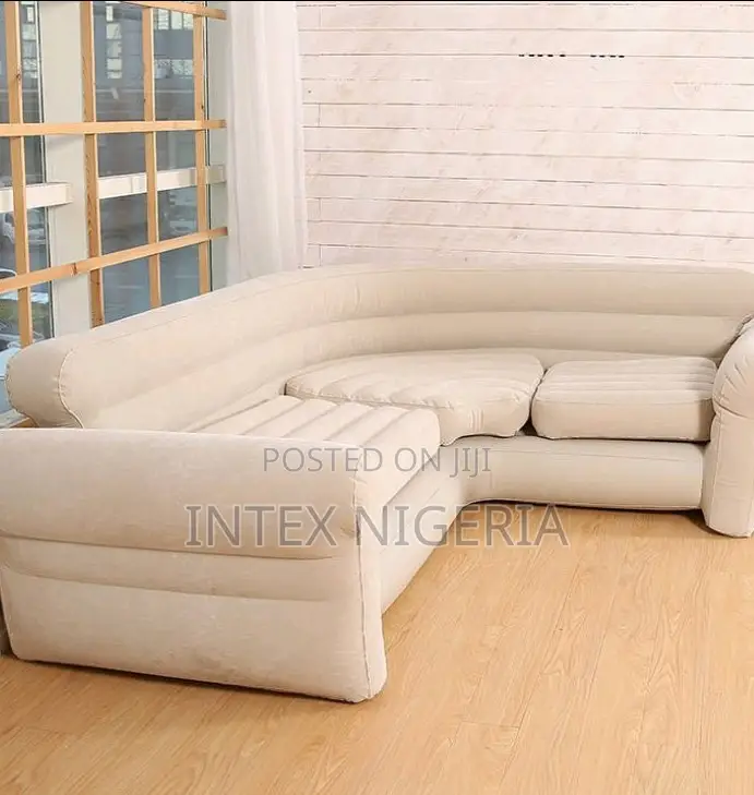 Intex Inflatable Corner Sofa “L-Shaped” Inflatable Couch in Amuwo ...