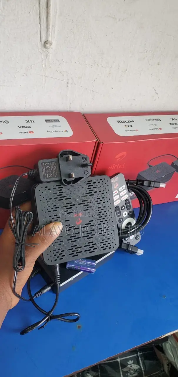 AIRTEL ANDROID TV BOX Comes With Unlimited Data in Ikeja - Networking ...