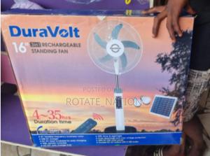 Duravolt (4 In 1)16inchs Rechargeable Fan With Solar Panel in Lagos ...