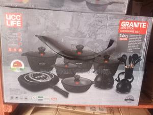 UCC LIFE Kitchen Nonstick Granite Coating 24pieces Pot Set. in Ojo ...