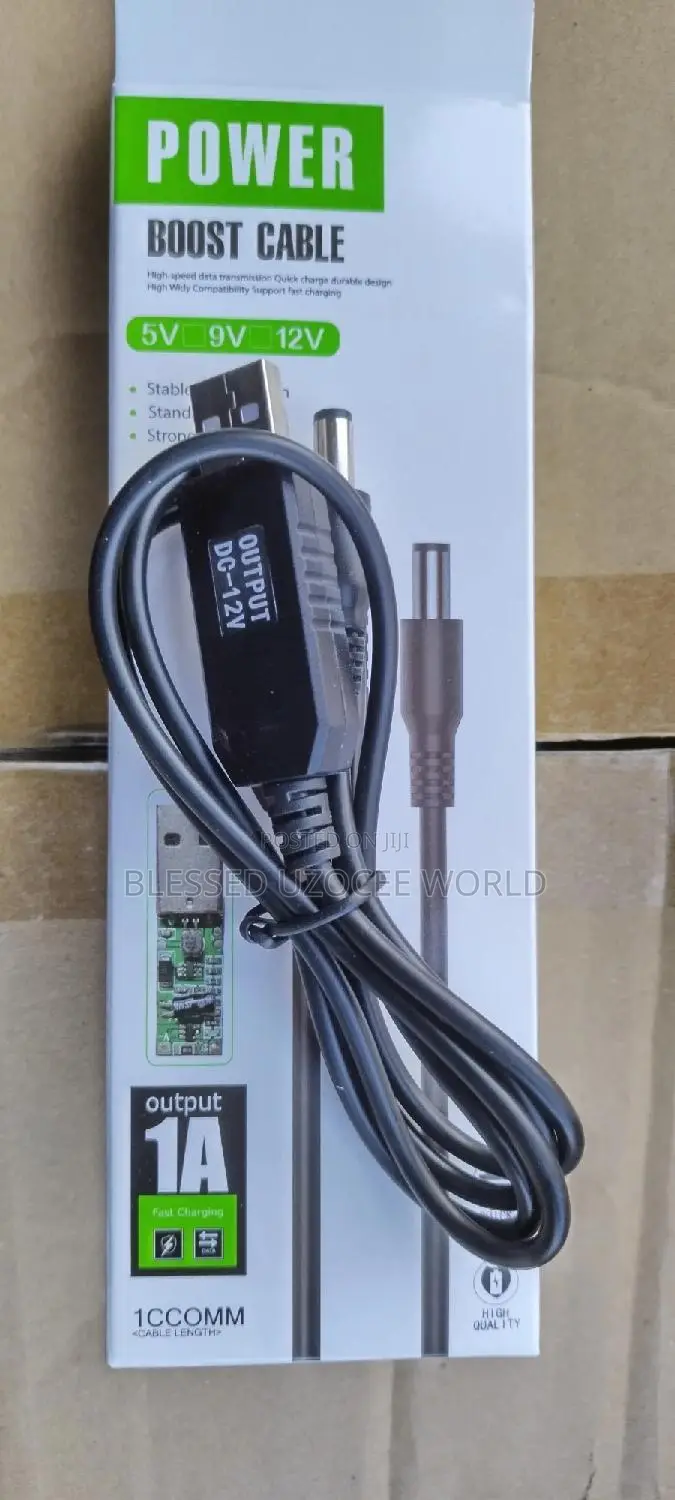 USB Power Boost Cable, Convert USB 5V to 12V,9V Power Device in Ikeja ...