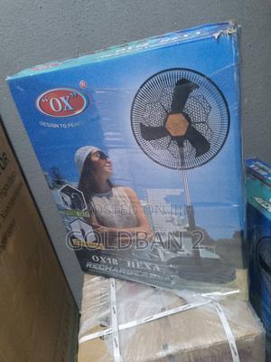 Reliable OX 18 Inches Hexa Rechargeable Standing Fan in Lagos Island ...