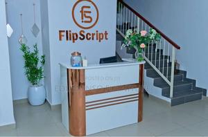 White Gold Square Reception Desk in Ajah - Furniture, Edumonso ...