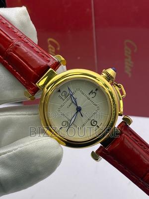 Original CARTIER RED LEATHER WATCH Available in Store in Victoria ...