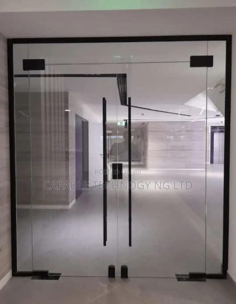 Glass Double Swing Door for sale - Capable Technogy NG LTD Price: ₦ ...