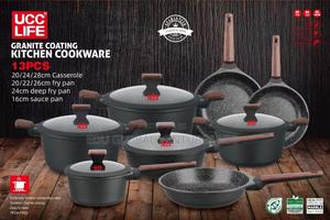 UCC LIFE Granite Coating 13pieces Kitchen Cookware Set. in Ojo ...