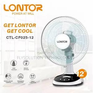 Lontor 12′′ Rechargeable Table Fan - Cf025-12 in Ikeja - Home ...