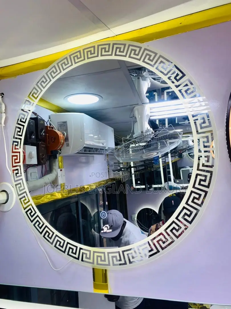 Round Led Mirror With Versace Design in Orile - Plumbing & Water Supply ...