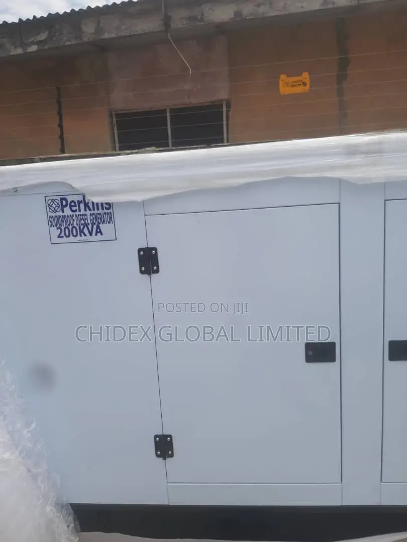 200kva Perkins Soundproof Diesel Generators 100%Copper Coil in Asokoro ...