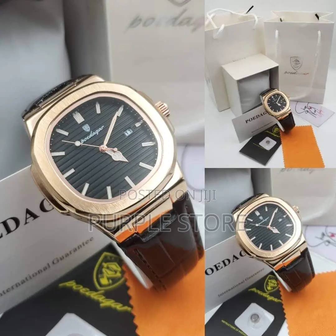 Poedagar Leather Wristwatch in Lagos Island (Eko) - Watches, Purple Store | Jiji.ng