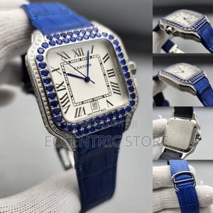 Stoned Cartier Leather Watch in Lagos Island (Eko) - Watches, Eccentric ...