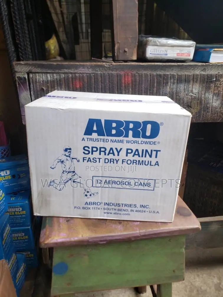 1 Carton of Abro Spray Paint 12 Pieces in Lagos Island (Eko) - Building ...