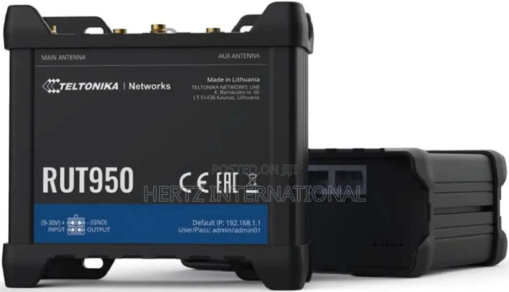 Teltonika Rut950 Industrial 4g Lte Wi-Fi Wan Cellular Router in Ikeja ...