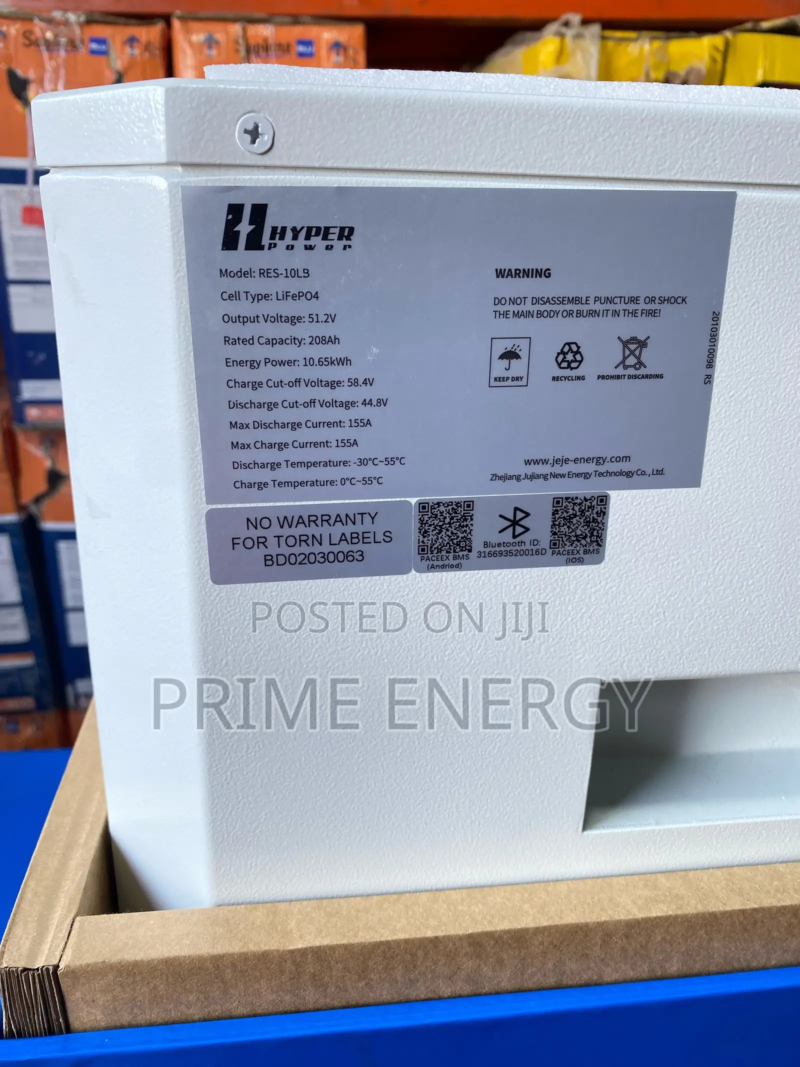 10.65kwh Hyper Power Lithium Battery (Lifep04) in Lekki - Electrical ...