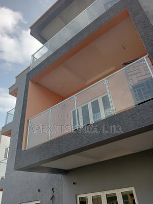 First Floor Glass Balcony Railings in Guzape District - Building ...