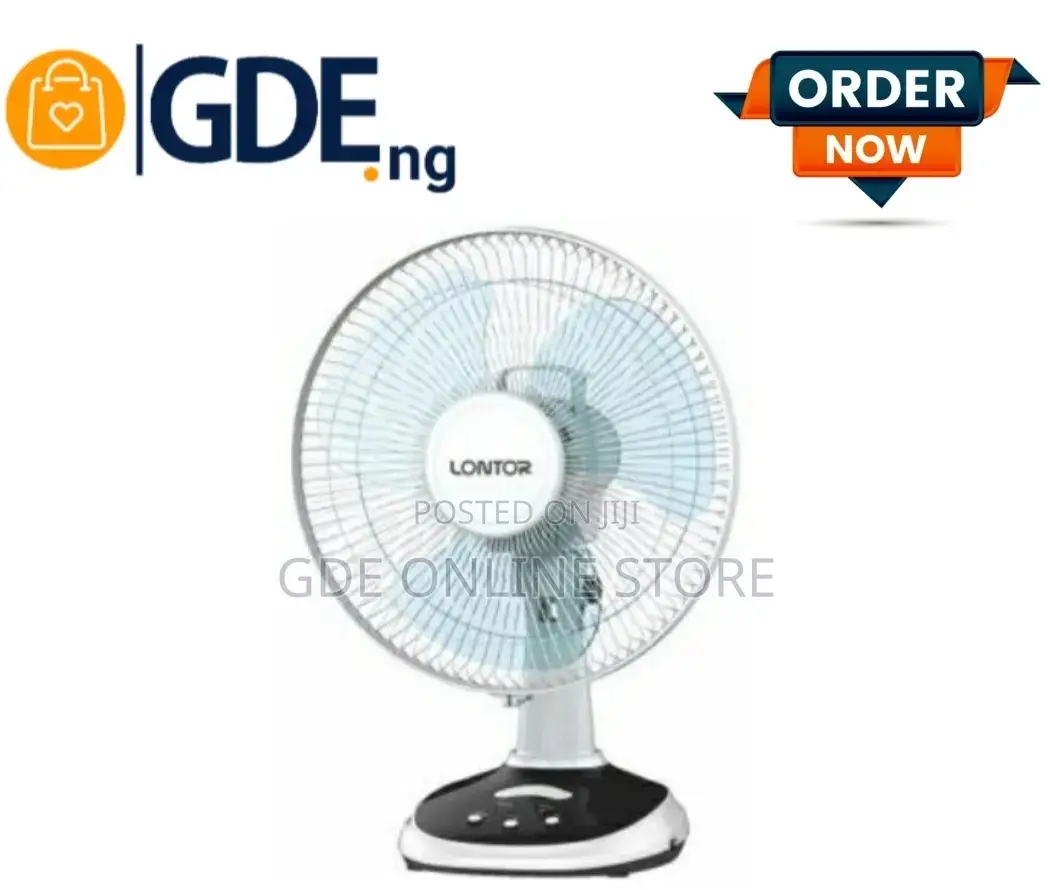 Lontor 12inch Rechargeable Table Fan in Lagos Island (Eko) - Home ...