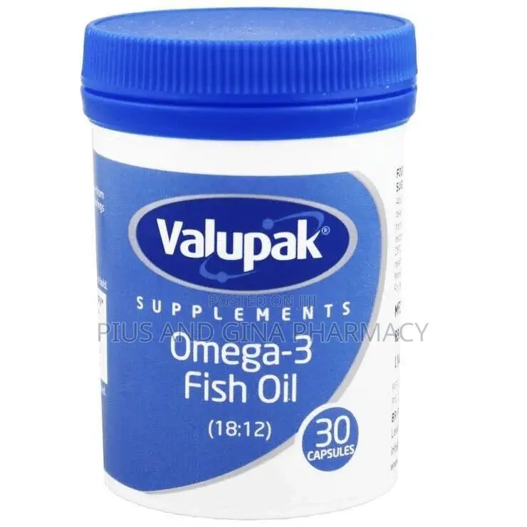 Valupak Omega-3 Fish Oil (18:12) -30 Caps in Ikeja - Vitamins ...
