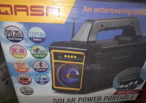 Qasa 4in1 Solar Power Pack+Solar Panel,4bulbs,Bluetooth,MP3 in Ibadan ...