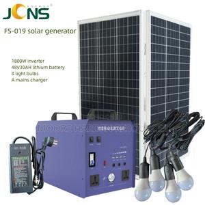 Original JCNS Solar Generator 1800watts With Double Panel in Ojo ...