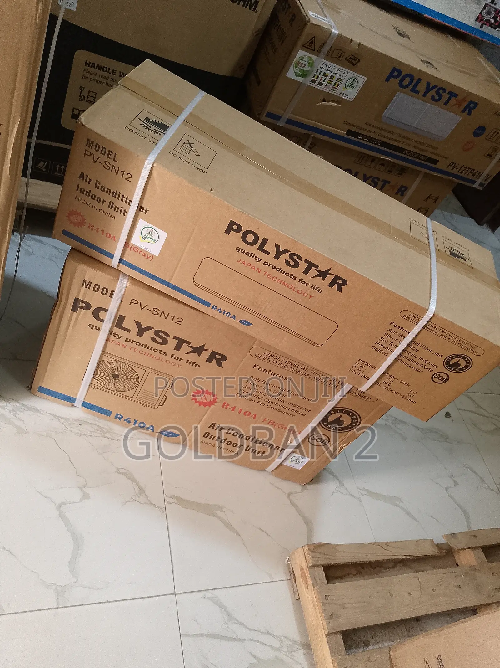 New 1.5hp Polystar Non Inverter Air Conditioner (Pv-Sn12) in Lagos Island (Eko) - Home ...