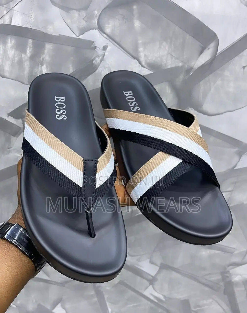 Hugo Boss Slipers in Ikeja - Shoes, Munash Wears | Jiji.ng