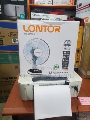 Lontor 12inch Quality Rechargeable Table Fan in Lagos Island (Eko ...