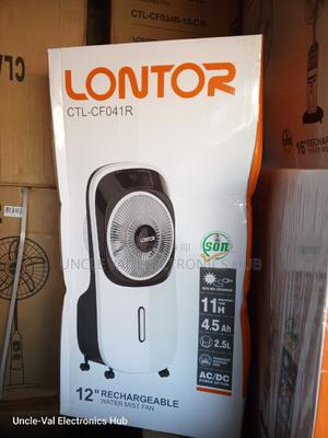 Lontor 12" Rechargeable Water Mist Fan in Ojo - Home Appliances, Uncle ...