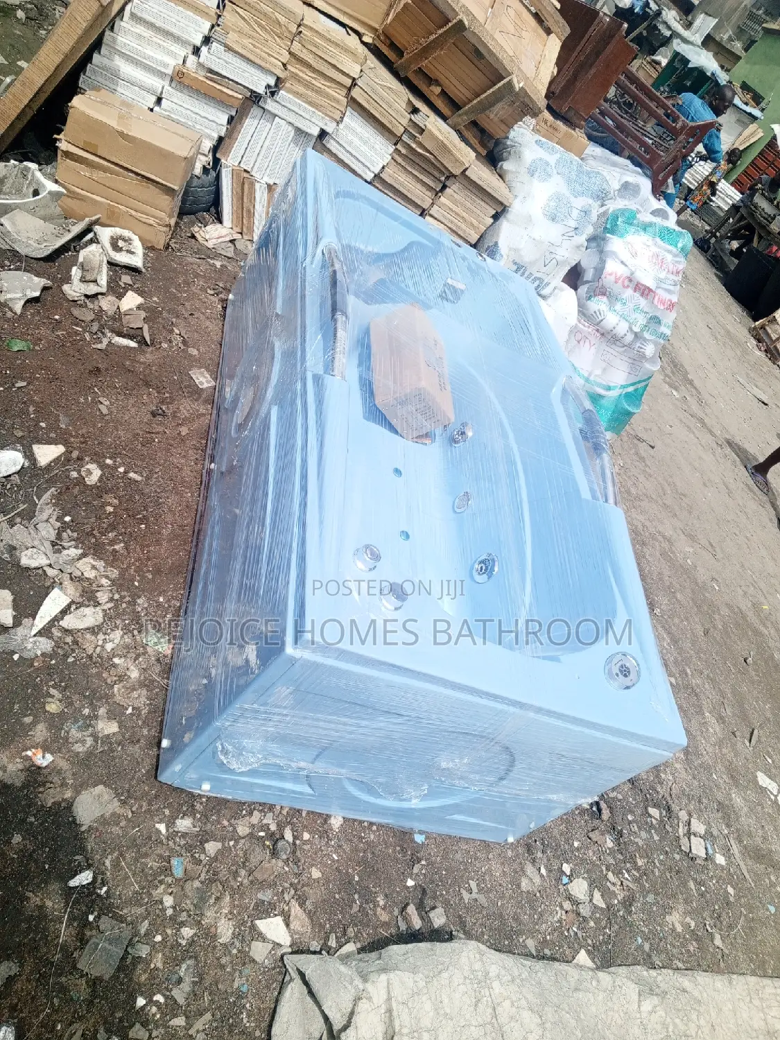 Blue Single Jacuzzi in Orile - Plumbing & Water Systems, Rejoice Homes ...