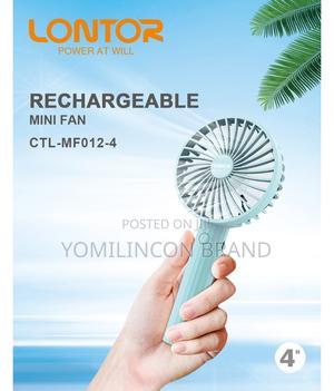 Lontor Rechargeable Mini Fan CTL-Mf012-4 in Ikeja - Home Appliances, Yomilincon Brand | Jiji.ng