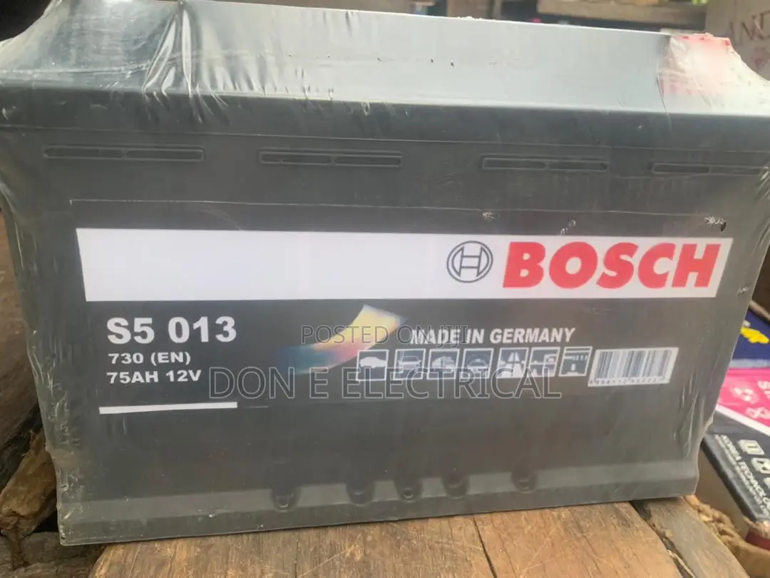 Bosch 75ah 12v Battery Made in Germany in Lagos Island (Eko) - Vehicle ...