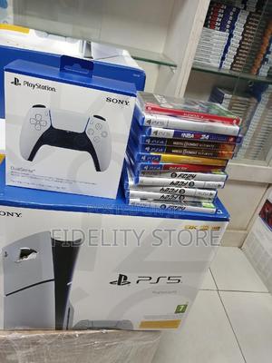 Playstation 5 Slim Console With One Extra Controller in Ikeja - Video ...