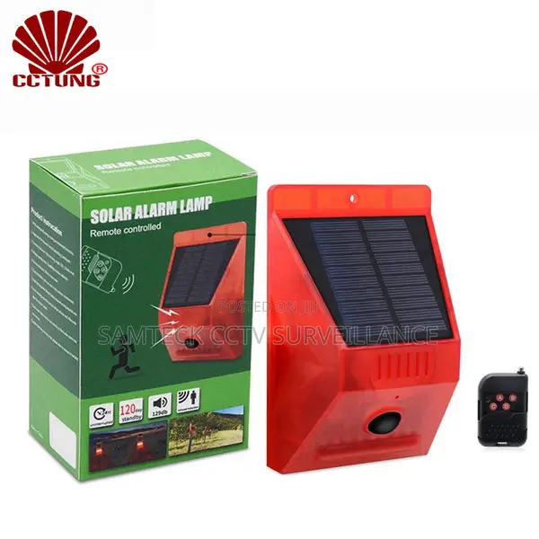 Security Solar Alarm Lamp for sale - Samteck Cctv Surveillance Price: ₦ ...