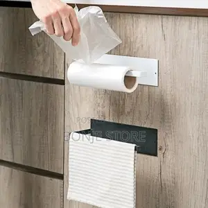 Wall Mount Self Adhesive Tissue Paper Holder/ Towel Rack in Lagos ...