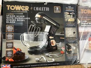 Tower Caveletto Black 5 Litres Stand Mixer Duraglass Bowl in Ojo ...