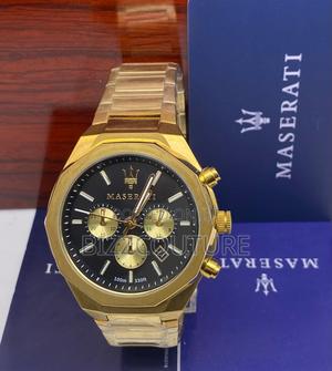 Original Maserati 100M 330ft Chronograph Gold Chain Watch in Lagos ...