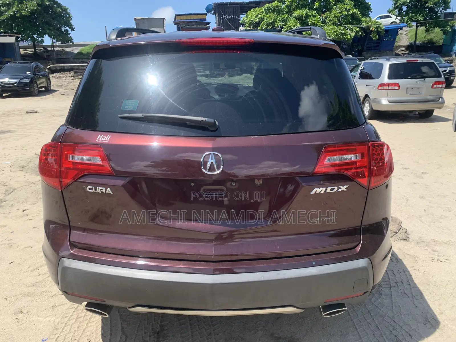 Acura MDX Technology Package AWD (3.7L 6cyl 5A) 2009 Red in Apapa ...