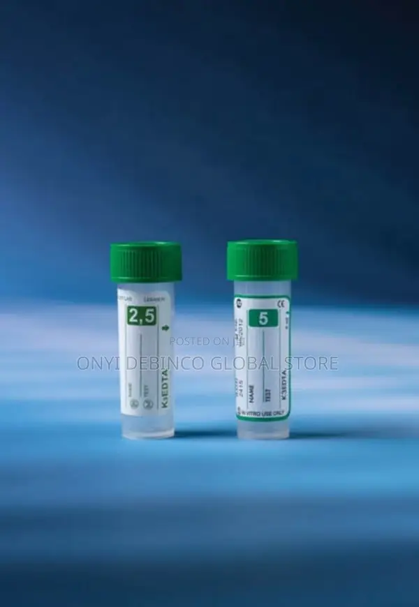 EDTA Bottle Blood Collection Tube - Non-Vacuum - 5ml - 50pcs for sale ...