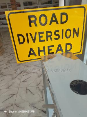 Quality Diversion Ahead Traffic Signs in Yaba - Safety Equipment ...