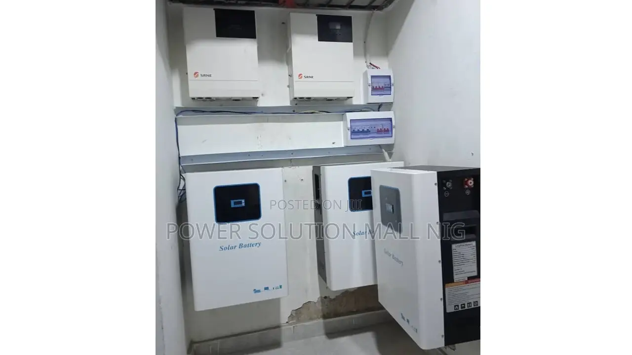 2units 5kva/48v Solar Inverter Solution Installation SRNE in Ikeja - Solar Energy, Power ...