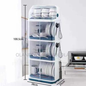 4 Layers Plate Rack With Cover and Drainer in Lagos Island (Eko ...