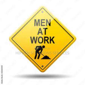 Men At Work Road Works Traffic Sign in Yaba - Safetywear & Equipment ...