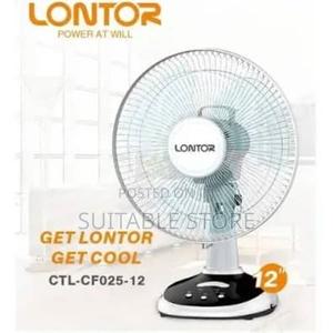 12 Inches Lontor Rechargeable Table Fan in Alimosho - Home Appliances ...