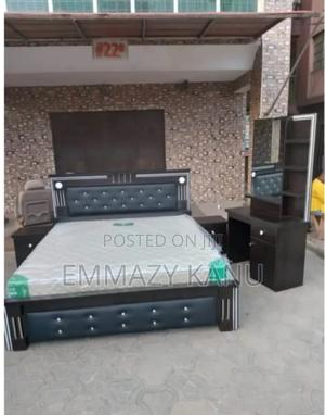 Complete Set of Wooden 6x6 Bedframe With Mattress in Ojo - Furniture ...