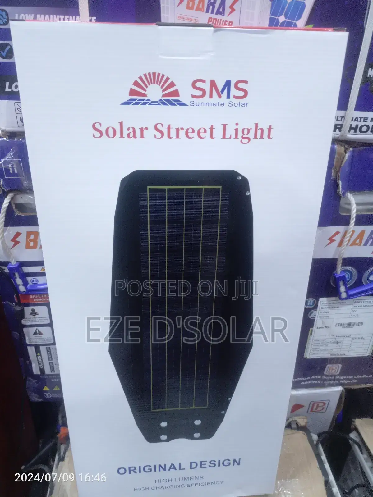 SMS Solar Street Light 12eyes in Enugu - Electrical Equipment, Eze D ...