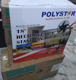 Best Choice |Black Rechargeable Standing Fan(Polystar) in Isolo - Home ...