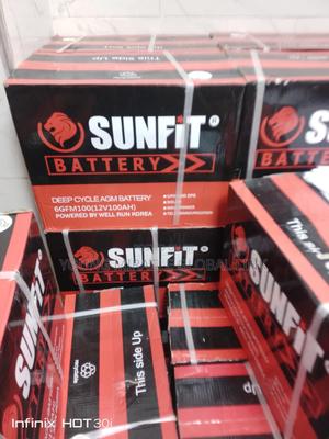 Original Sunfit Deep Cycle Battery 100ah 12v for sale - YOUNG MIRACLE ...