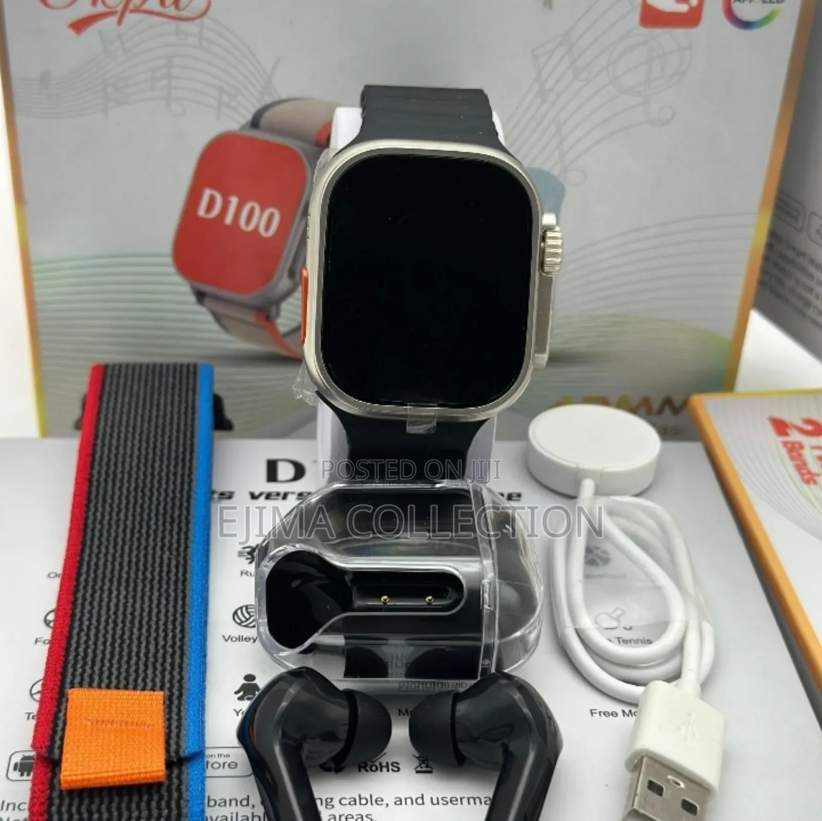 This Is a New D100 Ultra 9 Smart Watch in Lagos Island (Eko) - Smart ...