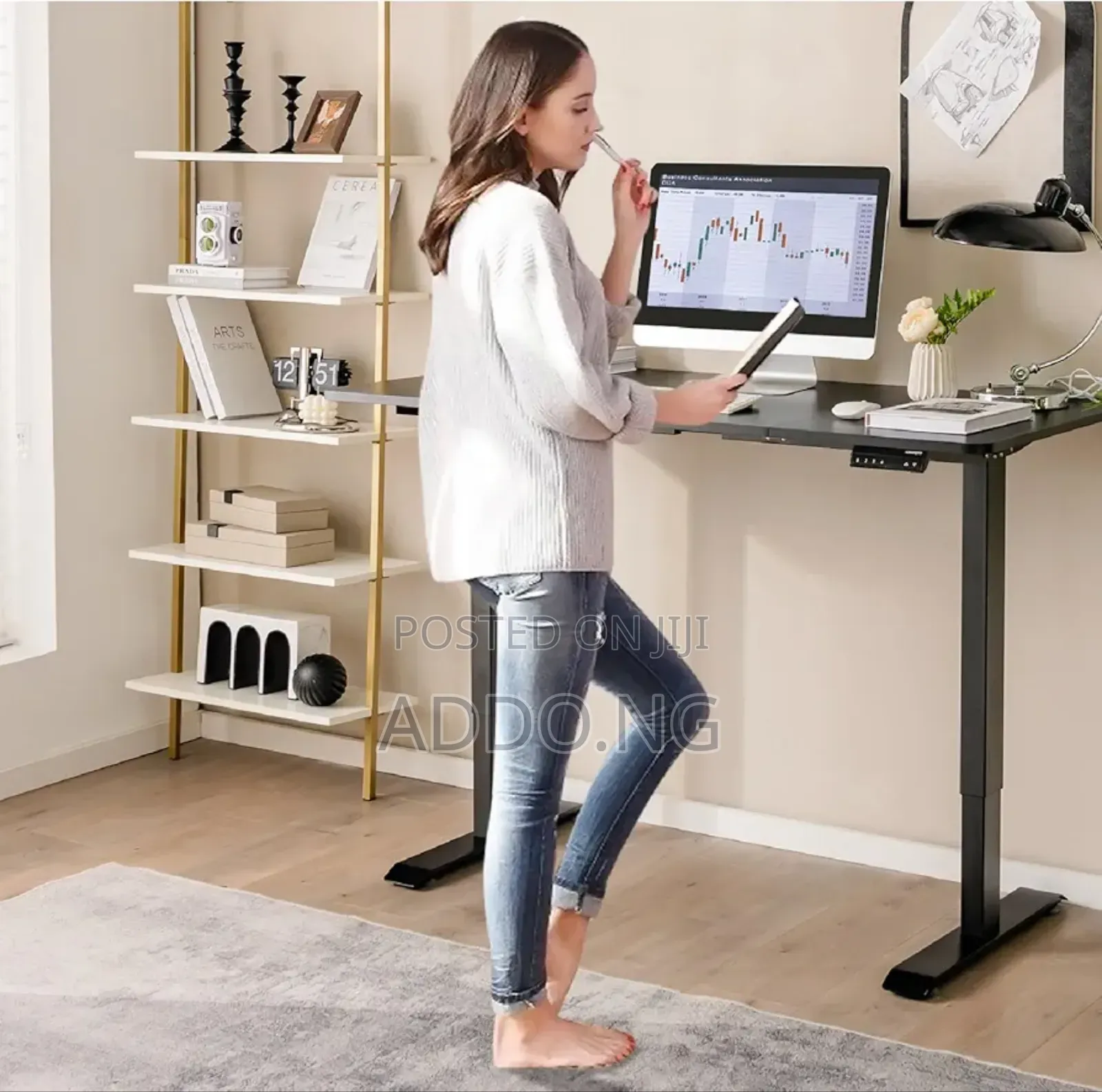 Home and Office Electric Adjustable Desk 1.4 Meter in Ojo - Furniture ...