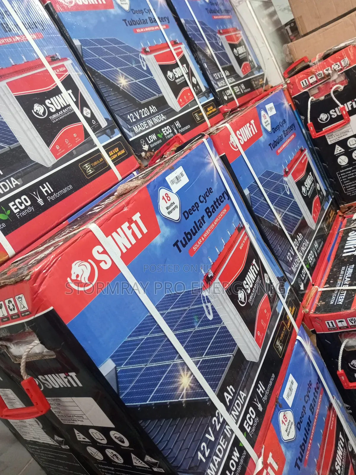 220ah Sunfit Tubular Batteries don siyarwa - StormRay Pro Energy Nig ...